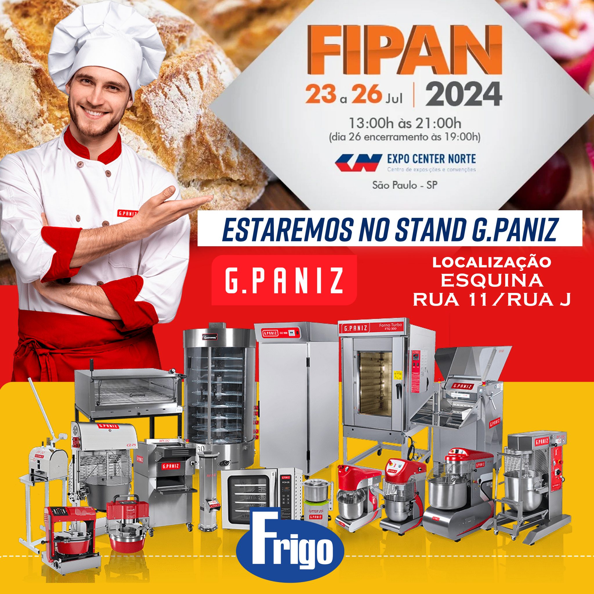 FIPAN – Maior feira de Panificação e Confeitaria – Frigo